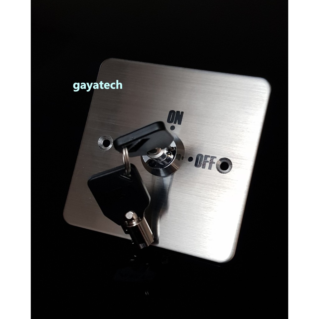 elock EL-KS1 Key Switch (Stainless Steel) c/w Overriding Key Switch ...