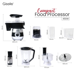 Giselle Pro Multifunction 7 in 1 / 10 in 1 Blender Food & Juice ...