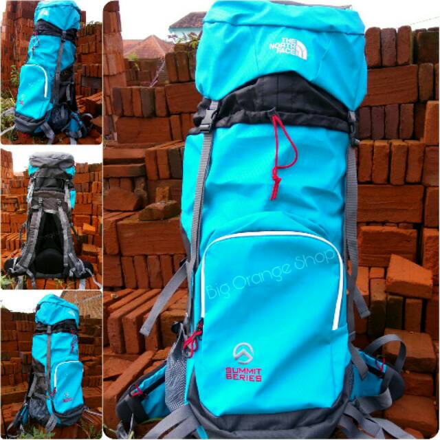 The North Face Mountain Bag 50l Carrier TNF Bright Blue Camping ...