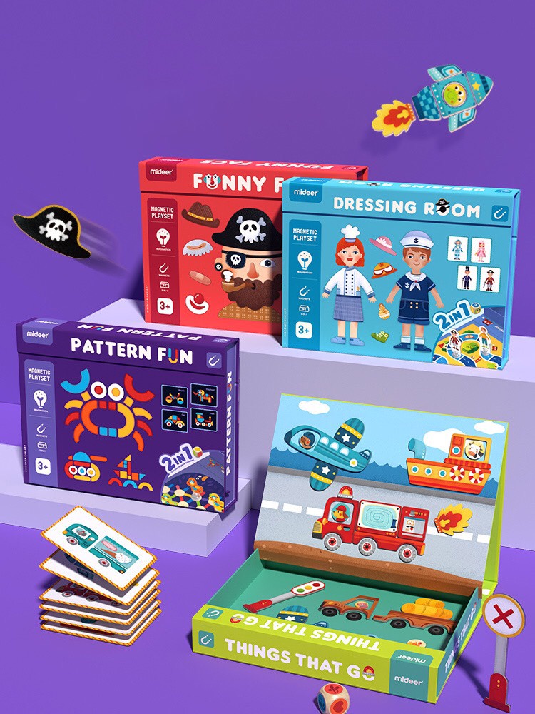 Mideer Magenetic Game Magnetic Puzzle Toy | Shopee Malaysia