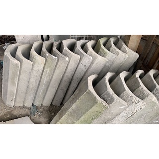 6" / 9" / 12" Half Round Concrete Drain Drainage Chanel Longkang Simen ...