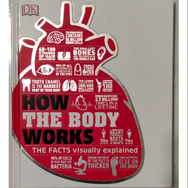 DK The Facts Visually Explained: HOW THE BODY WORKS | Shopee Malaysia