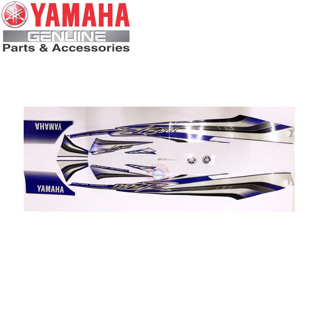 Yamaha 125ZR Graphic Set (GP Blue)(DPBMC) (100% Original) | Shopee Malaysia