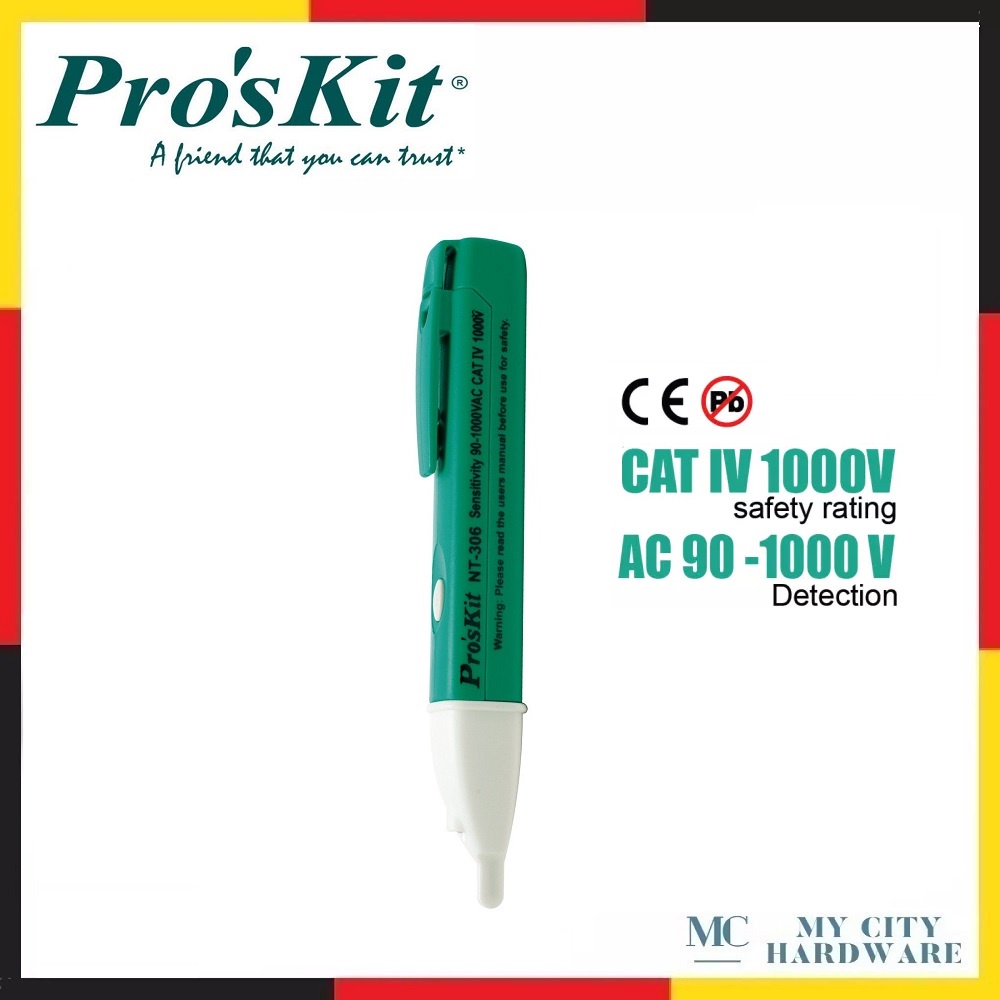 Pro'sKit NT-306 Non-Contact Voltage Detector | Shopee Malaysia