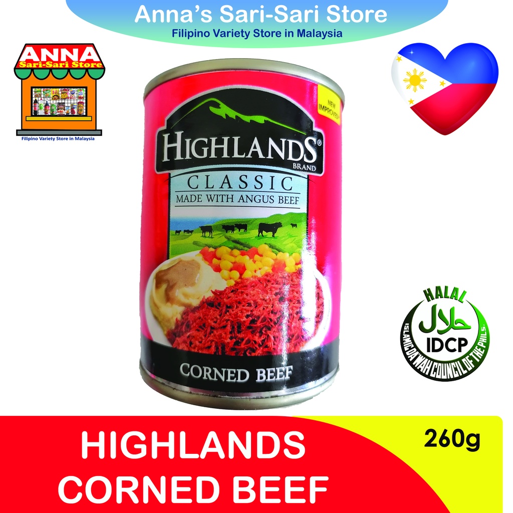 HIGHLANDS CORNED BEEF ASSORTED (HALAL) | Shopee Malaysia