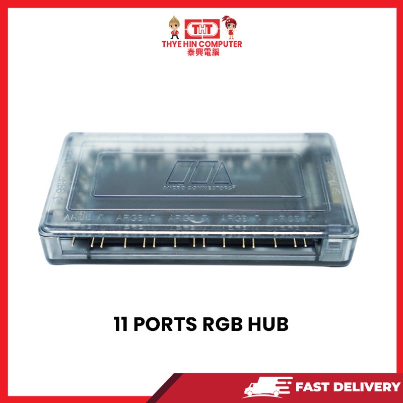 11 PORTS RGB HUB 11 PORTS | Shopee Malaysia