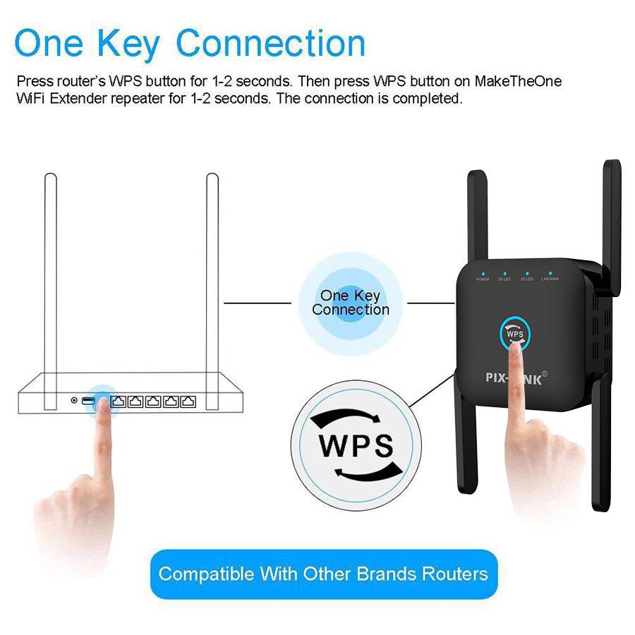 wifi extender 5G Wifi Repeater 5ghz Repeater Wifi 1200M Router Wifi Extender Long Range 2.4G Wi ...