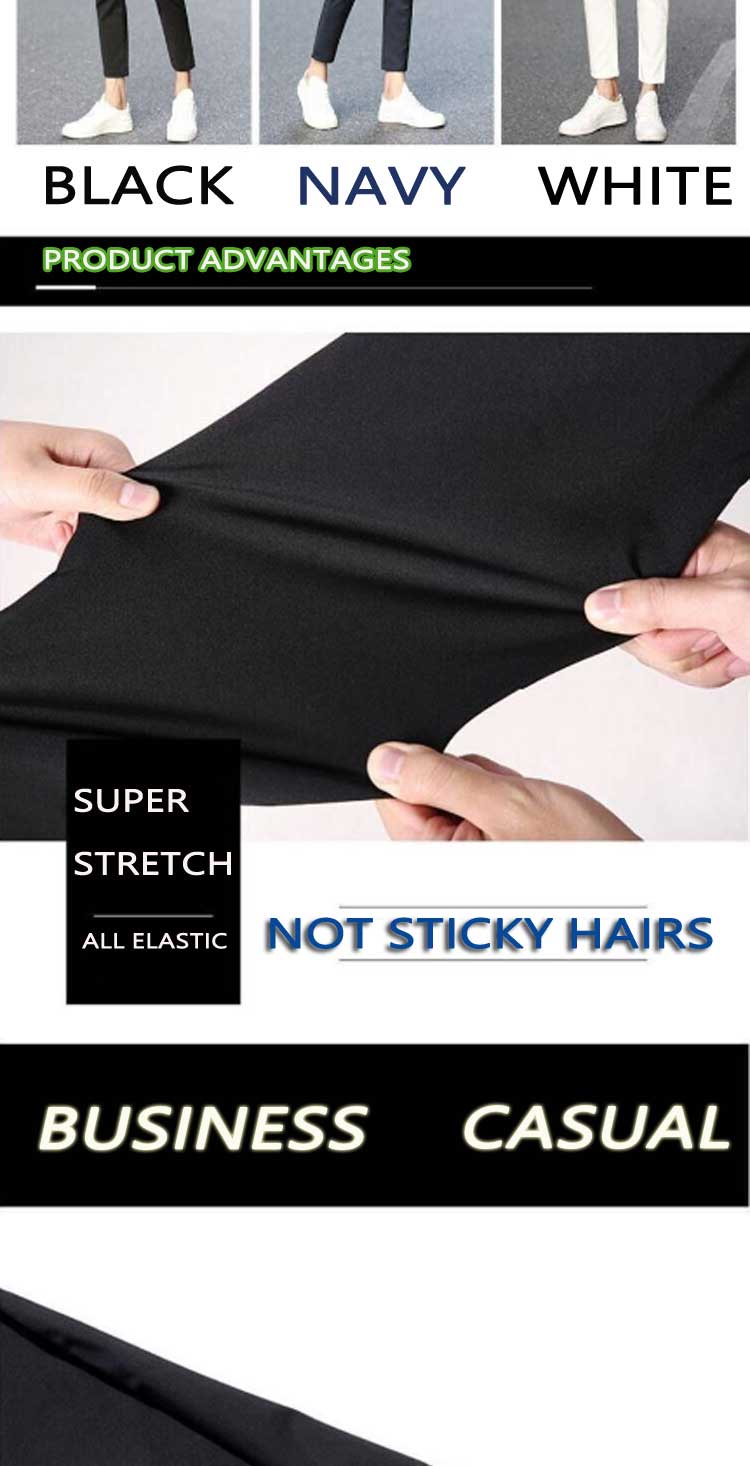 🔥Local Stock🔥 Men's Pants Slim Fit Korean Trousers Business Casual ...