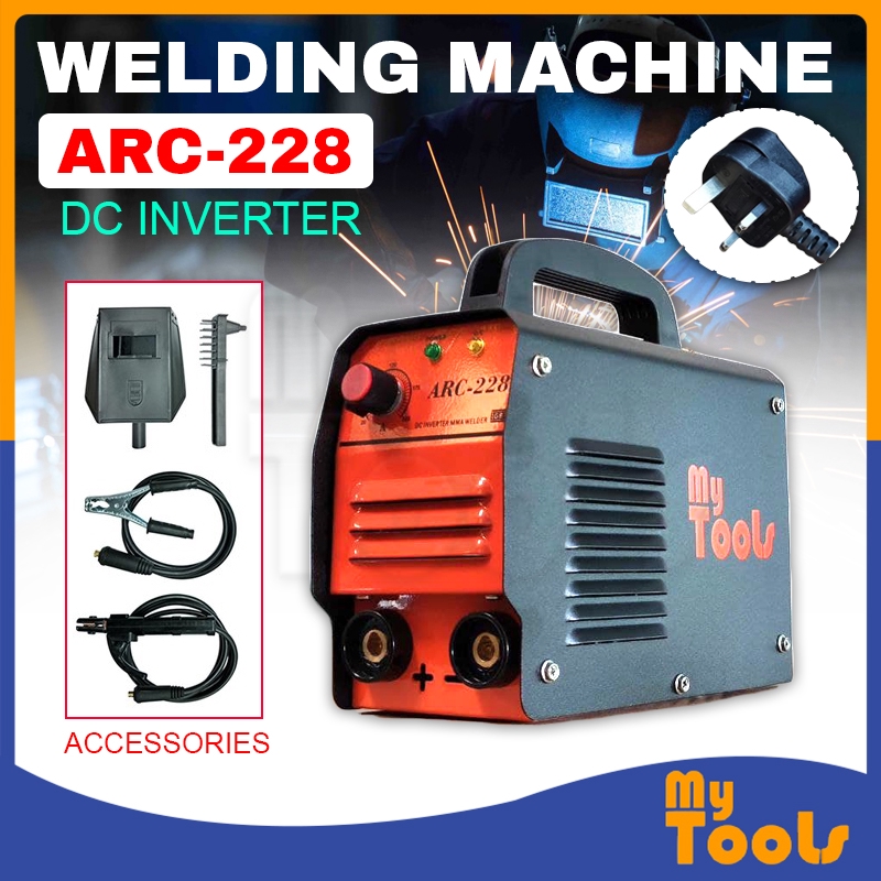 MMA ARC-228 Portable Inverter Welding Machine Set complete set with ...