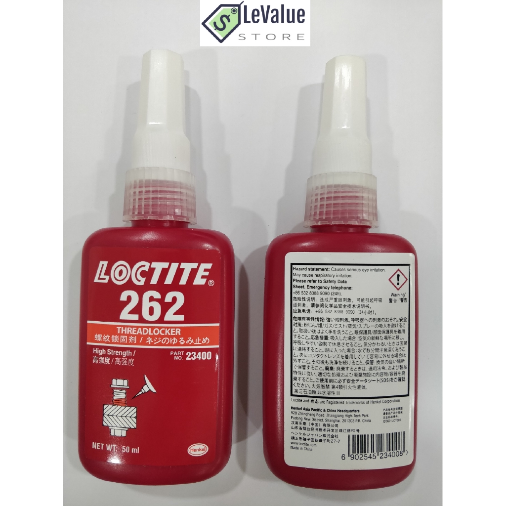 LOCTITE 262 High Strength Thread Locker 50ml - 23400 | Shopee Malaysia