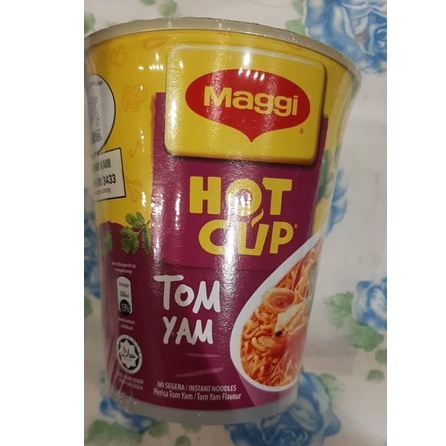 Maggi-Hot Cup-Tom Yam 60g/Maggi-Cawan Panas-Tom Yam 60g | Shopee Malaysia