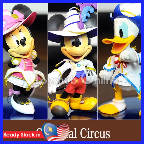 TOYSHUB 3Pcs Pretty Mickey Donald Duck Cartoon PVC Figure Cake Topper ...