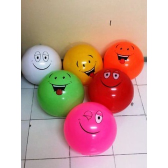 EMOJI EMOJI EMOTICON 516 SMILE BALL INFLATABLE TOY) | Shopee Malaysia
