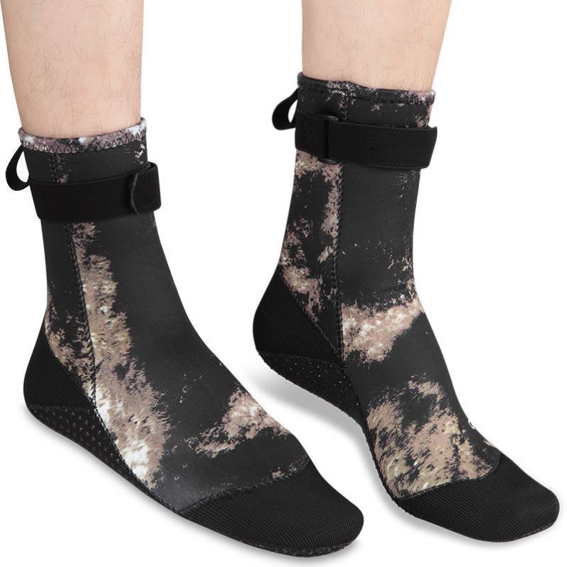 Stokin selam gelincir anti-potong tebal bawah landak laut kanak-kanak ...