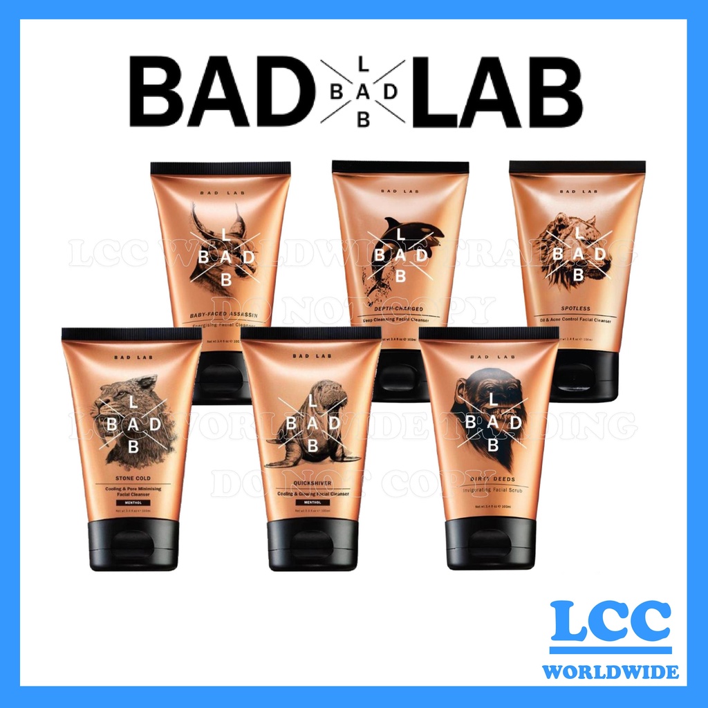 BAD LAB Facial Cleanser | Facial Scrub | Face Wash 100ml | Shopee Malaysia