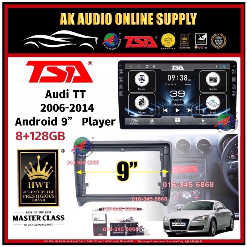 🎁Free AHD Camera🎁 8Ram + 128GB DSP 4G Carplay TSA Audi TT 2006 - 2014 ...