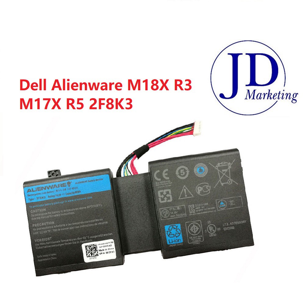 Original DELL ALIENWARE M18X R3 M17X 17 17X R5 G33TT KJ2PX 2F8K3 18 18X ...
