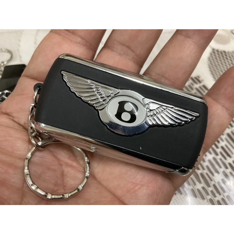 Keychain lampu suluh, key fob lighter remote control kereta logo jenama ...