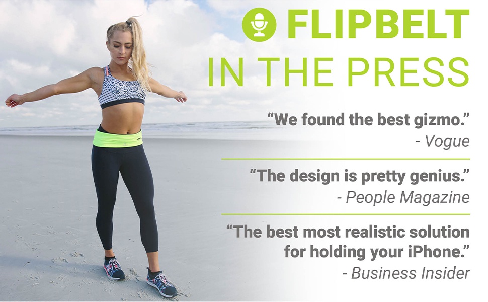 FlipBelt Classic Running Belt | Running Fanny Pack for Women and Men ...