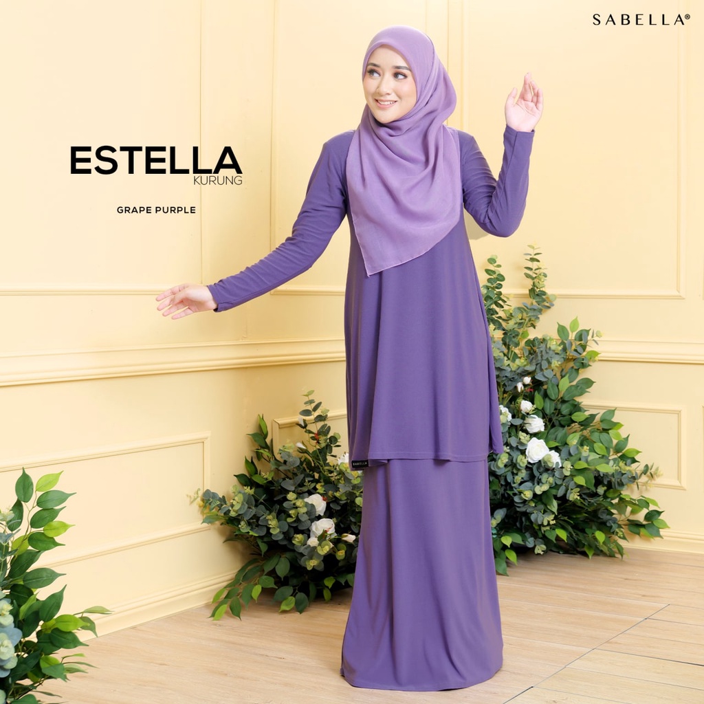 Sabella Baju Kurung Estella saiz XS, S dan M Ready Stock | Shopee Malaysia