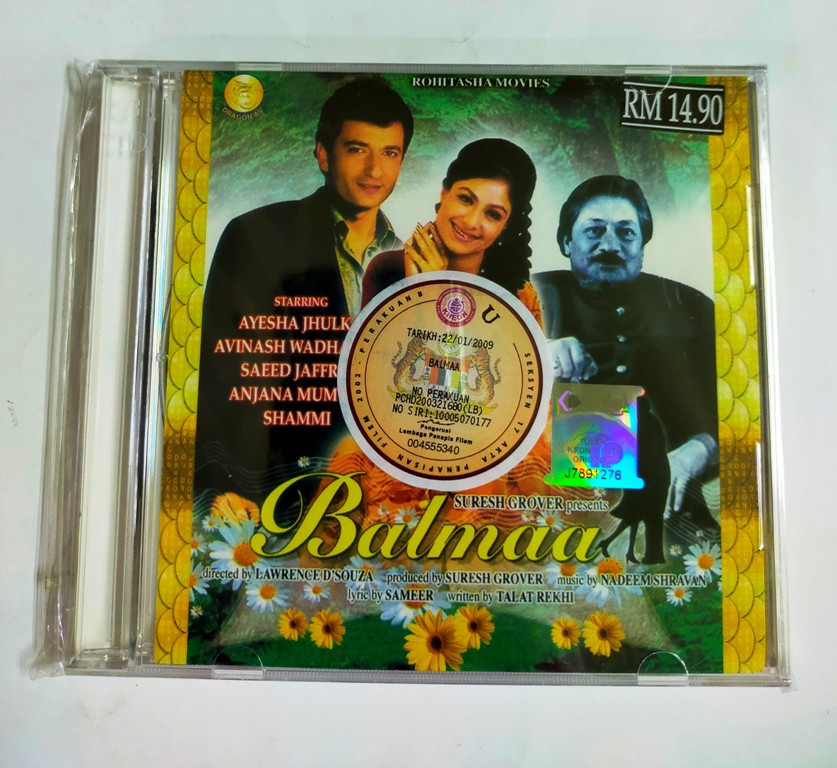 Bollywood Hindi Movie Balmaa VCD 1993 Film Avinash Wadhavan Ayesha ...