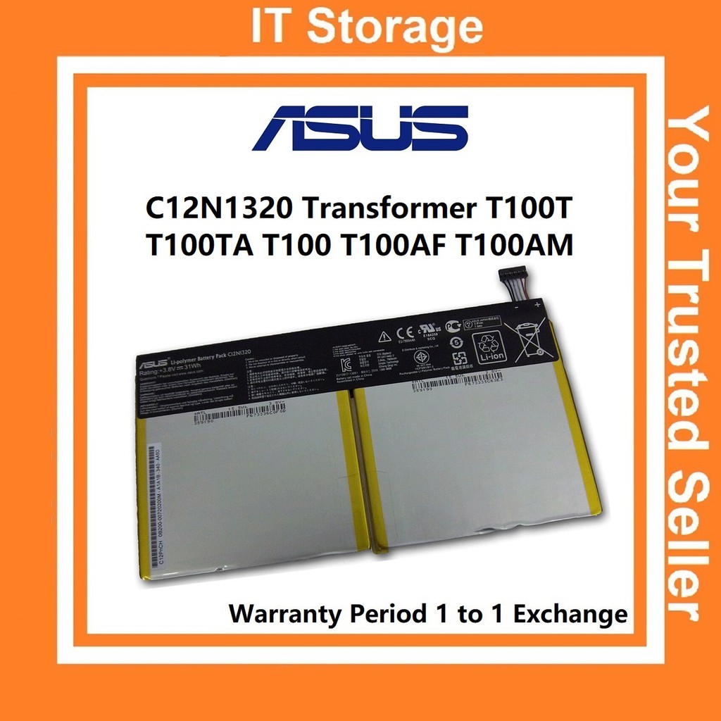 ORIGINAL ASUS C12N1320 Transformer T100TAF T100TAM T100 T100T T100TA ...