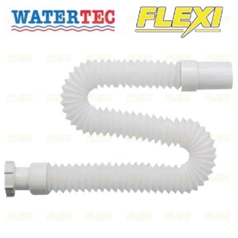 Watertec Unitrap Flexible Waste Trap PVC Outlet Hose Pipe for Kitchen ...