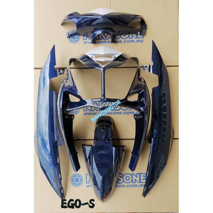 YAMAHA EGOS EGO-S BLUE COLOUR FULL BODY COVERSET COVER SET - NAKASONE ...