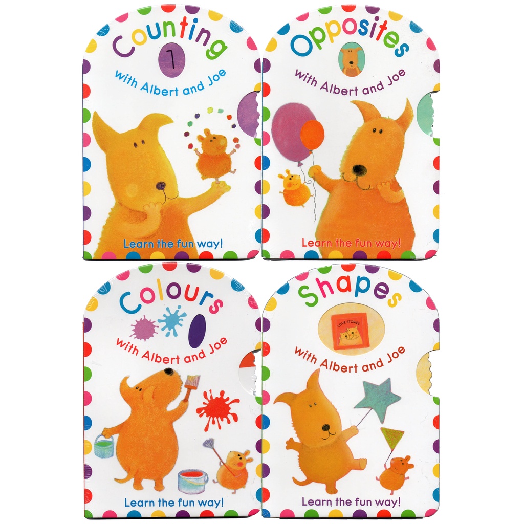 Interactive Board Books with Albert and Joe Counting, Opposites ...