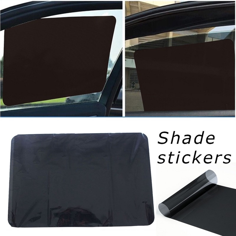 2Pcs Car Electrostatic Sunshade Sticker Window Side Cover Film Window ...