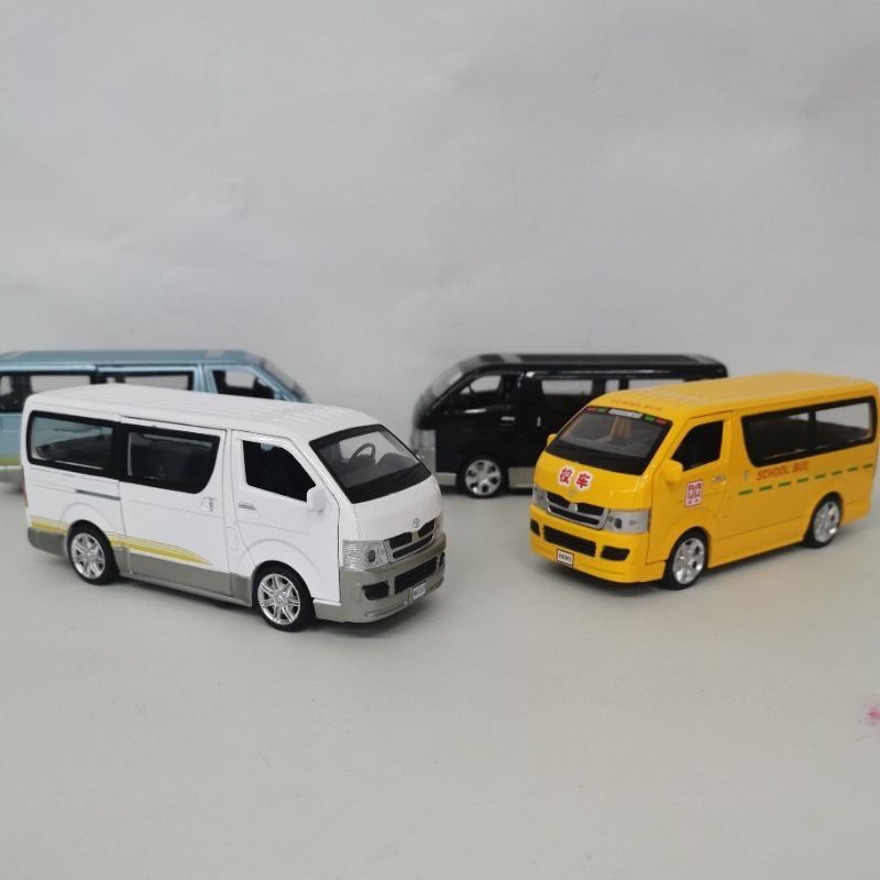 Toyota hiace van roti diecast car model scale 1:32 with light n sound ...