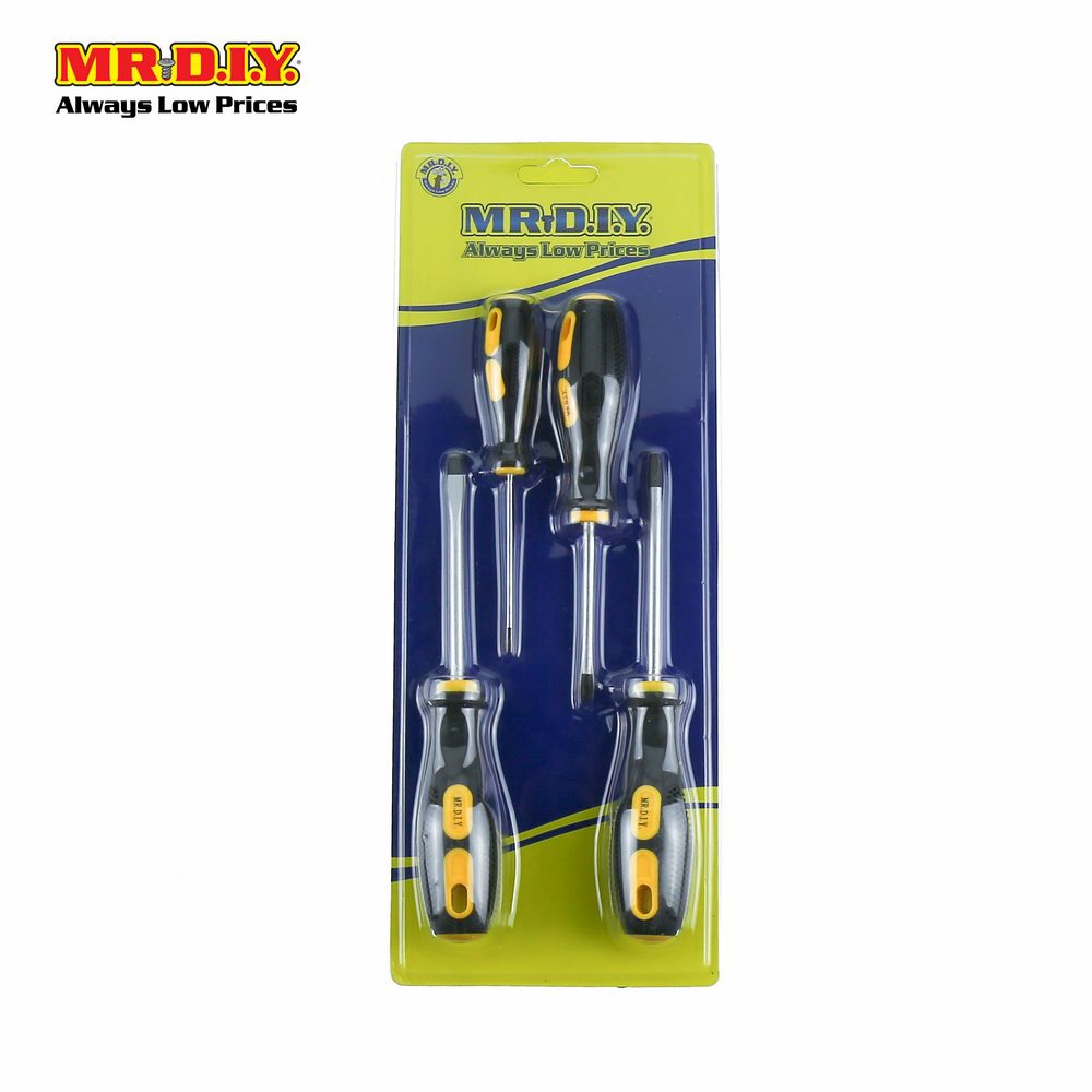 MR.DIY Screwdriver Set (4pcs) | Shopee Malaysia