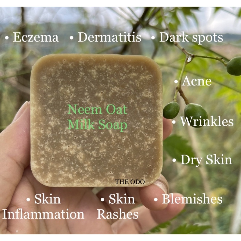 Neem Oat Milk Soap | Eczema, Psoriasis, Sensitive or Dry Skin ...