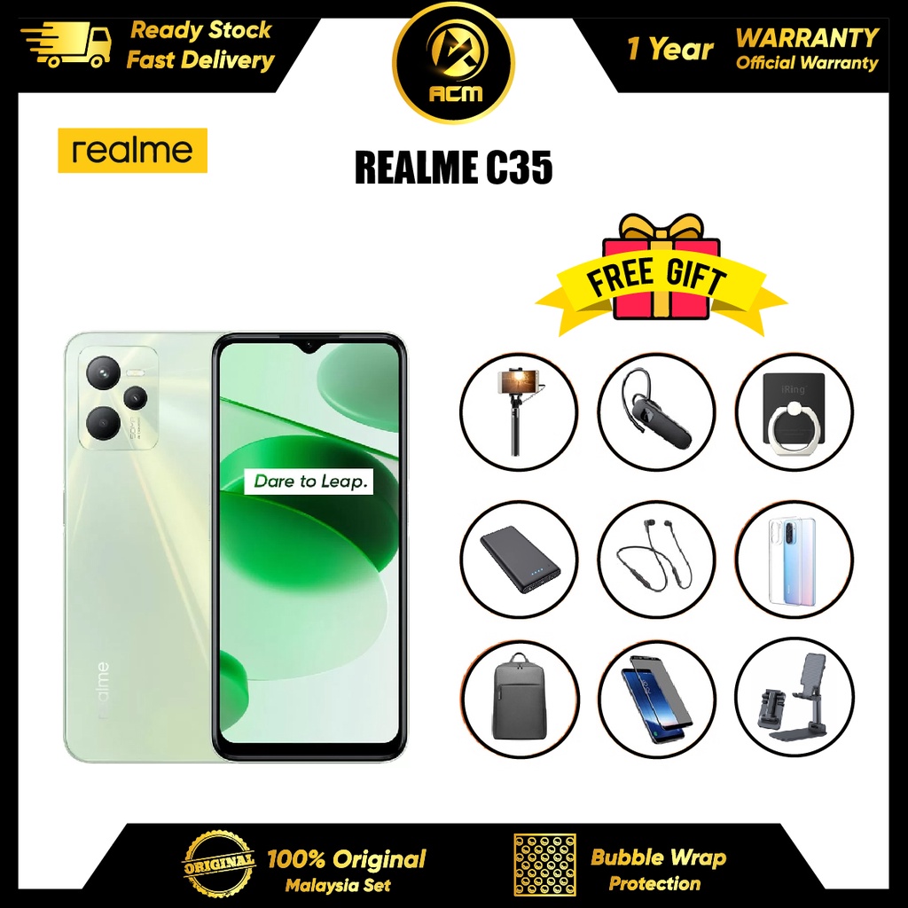 Ready Stock!! Realme C35 Smart Phone 100% Original | Shopee Malaysia