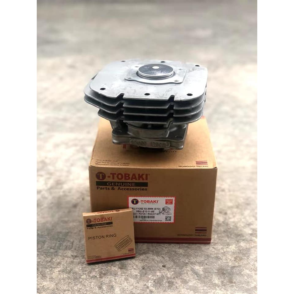 TOBAKI Standard Block Y125Z 53.8MM (with Piston and Ring) | Shopee Malaysia