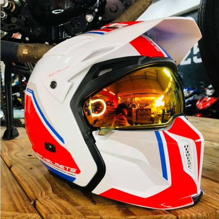 MT Helmet Street Figther Full Face Touring Helmet Modular Open Faced ...