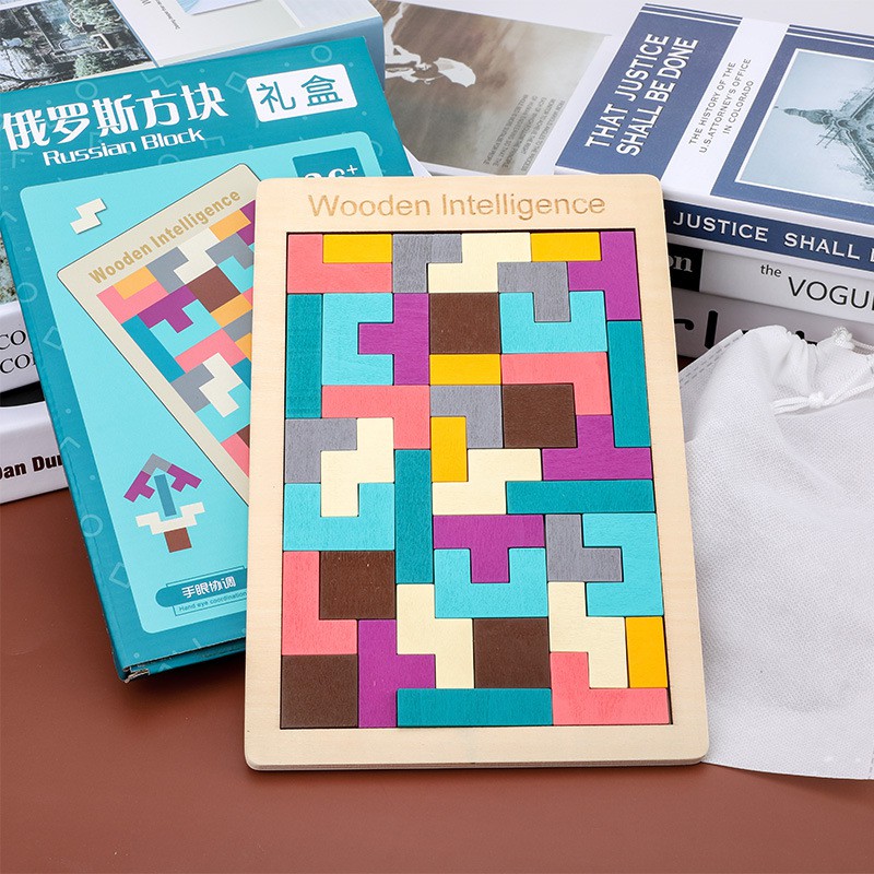 [W047] Russian Block Tetris Tangram Puzzle Children's Toy | Shopee Malaysia