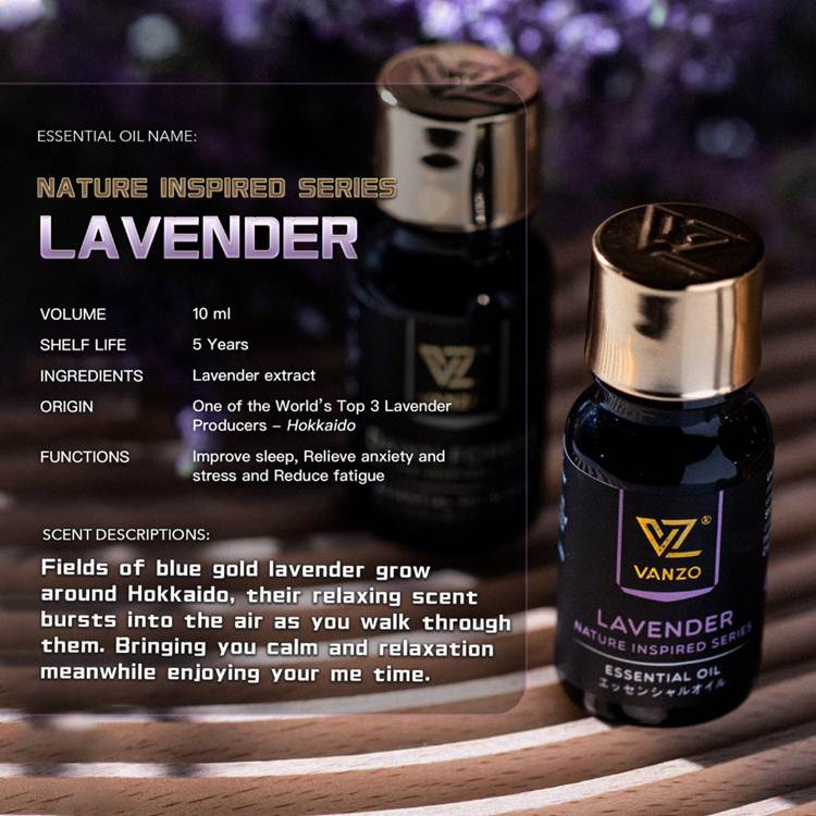 VANZO Lavender - [Hotel-Inspired Series] Essential Oil (10ml) | Shopee ...