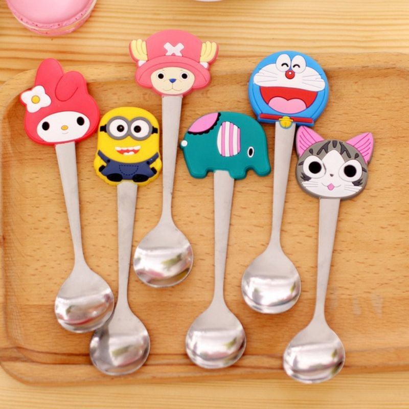 Character TEA SPOON - CUTE CARTOON SPOON SDT FE002 / CUTE MOTIF CAKE ...
