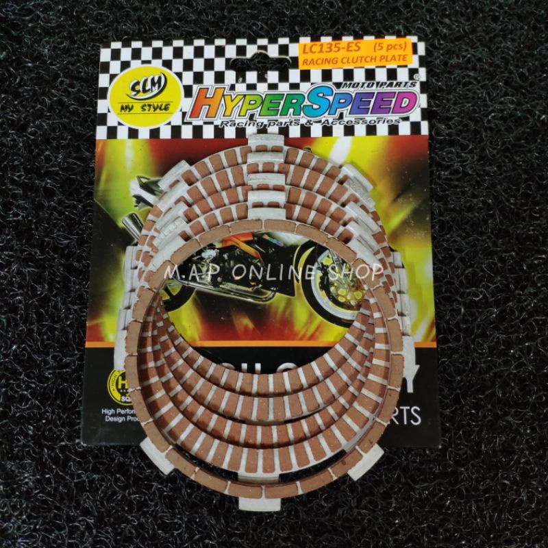 Yamaha LC135 ES 5S V2 / Y125 V1 Clutch Disc Plate Racing 100% Original ...