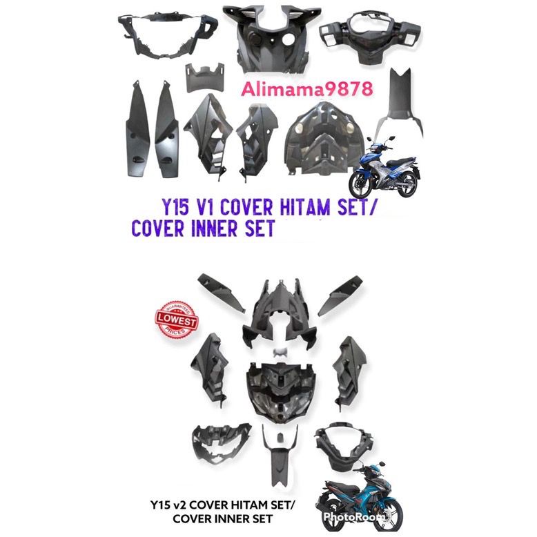 YAMAHA Inner Panel/Cover-Y15/Y15ZR/v1/v2/MXKING/SNIPER-Fullset | Shopee Malaysia