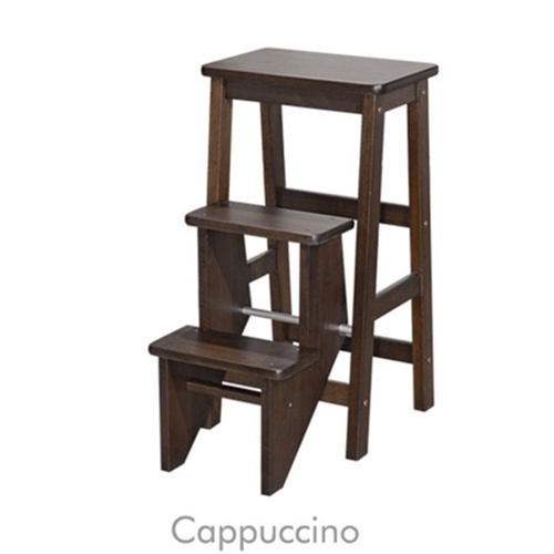 🇲🇾 3 Step Solid Wood Ladder, Foldable Ladder Stool, Kerusi Kayu Tangga ...