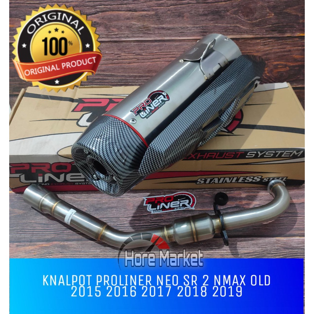 PROLINER NEO EXHAUST SR 2 ORIGINAL NMAX 150 / 155 OLD NEW AEROX 155 ...