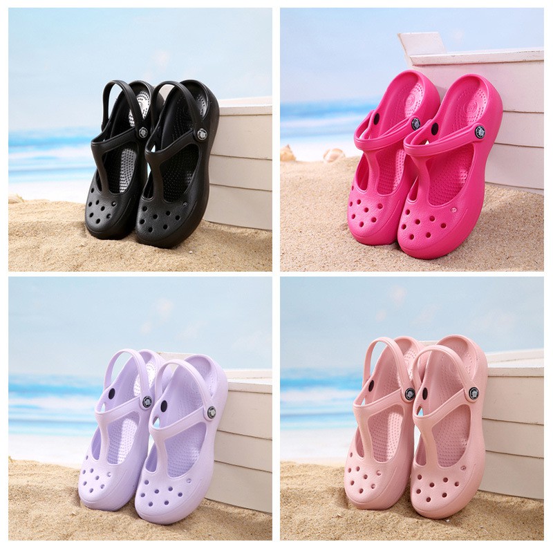 Kasut Maryjane Perempuan Eva Selipar Anti-Slip | Women's Clogs Selipar ...