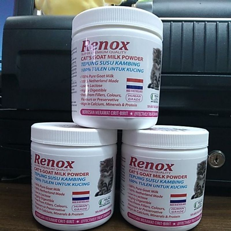 Renox Cats Goat Milk Powder ( Tepung susu kambing ) 100g | Shopee Malaysia