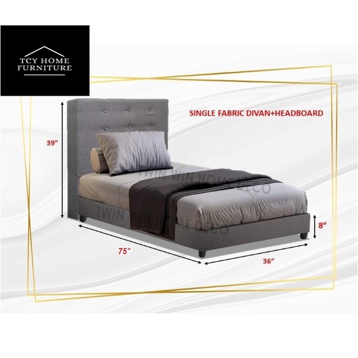 katil murah 3kaki/single divan/single divan base only | Shopee Malaysia
