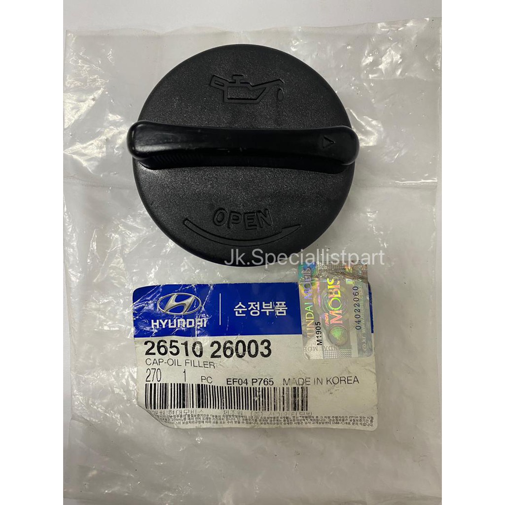 ENGINE OIL CAP GENUINE PART (ORIGINAL) [26510-26003] HYUNDAI ATOZ ...