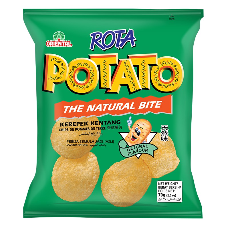 Oriental Rota Potato Chips Original 70g | Shopee Malaysia