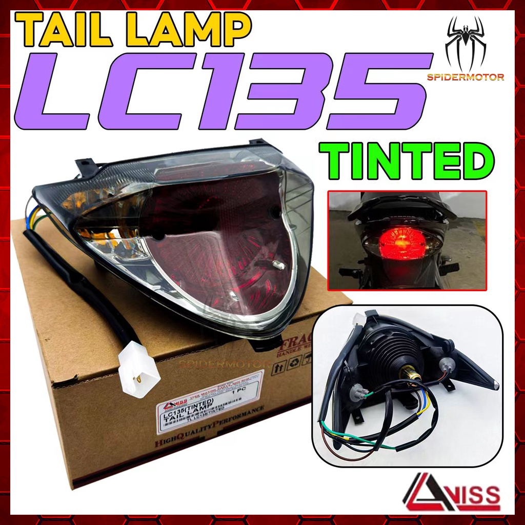 TAIL LAMP / TAILLIGHT / LAMPU BELAKANG YAMAHA LC135 V1 / LC 135 NEW V2 ...