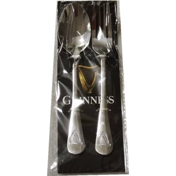 (PWP RM3.80) Authentic Guinness designed Spoon and Fork new cultery set ...